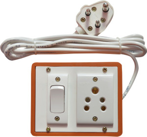 RUHAILA 6 AMP FIVE PIN SOCKET WITH ON/OFF SWITCH WITH 4 METER WIRE WITH ...