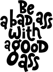 be a bad ass |Motivational Poster|Inspirational Poster Paper Print ...