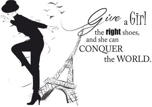 give a girl the premium wall quotes poster motivational and ...