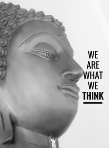 we are what we think premium wall quotes poster motivational and ...