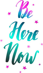 be here now |Motivational Poster|Inspirational Poster|Gym poster|All ...