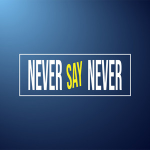 KD never say never Sticker Poster|Motivational Poster|Inspirational ...