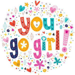 KD you go girl Sticker Poster|Beautifull Quotes. Paper Print - Quotes ...