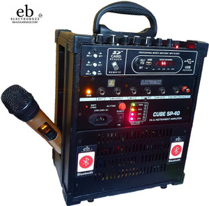 electrobuzz Portable PA System CUBE 40 with inbuilt battery & USB, FM ...
