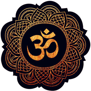 DivineDesigns 58 cm Om Symbol Self Adhesive Sticker Price in India ...