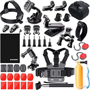 Dream 40 in 1 Action Camera Accessories Kit Set Bundle Chest Strap Head ...