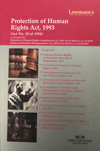 Lawmann's Protection Of Human Rights Act, 1993 - Bare Act 2020 Edition ...