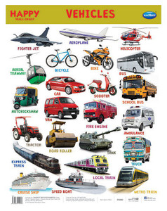 Navneet Happy Wall Chart - Vehicles: Buy Navneet Happy Wall Chart ...