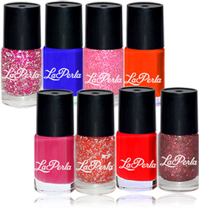 La Perla Multicolor Nail Polish Set of 08 PCs-LNP903 Multicolor - Price ...