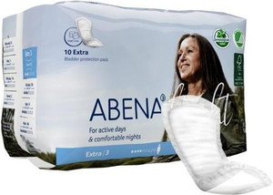 ABENA Light Women Incontinence Pads - Large Size, 10 Count, Super ...