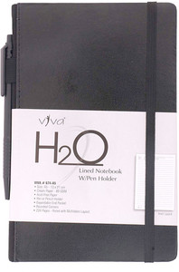 Viva Global H2O - Journal Notebook with 224 Pages - Ruled with ...