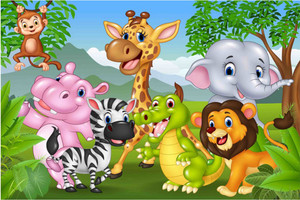 The Jungle Book Cartoon Poster -Kids Poster- High Resolution - 300 GSM ...