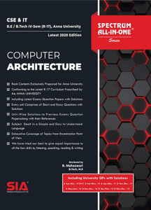 Computer Architecture, B.E/B.Tech IV-Semester (R-17) (Anna University ...