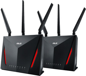 ASUS RT-AC86U (2 Pack) Gaming Router 2.4 GHz, 5 GHz 5834 Mbps Wifi ...