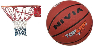 NIVIA Top Basketball With Klapp Ring Basketball Kit - Buy NIVIA Top ...
