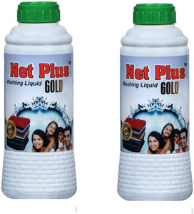 Net Plus Washing Liquid 2 ltr (Pack Of 2 ) Floral Liquid Detergent ...