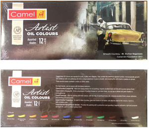 Flipkart.com | Camel Artist's Oil Color Box - 20ml tubes, 12 Shades ...