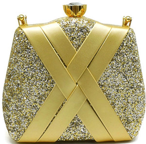 Toobacraft Party Gold Clutch Gold - Price in India | Flipkart.com