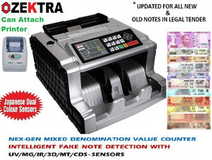 ZEKTRA MIX PERFECT-200 WITH PRINTER Note Counting Machine Note Counting ...