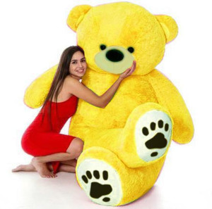 online Retail online 3 feet yellow color teddy bear / high quality ...