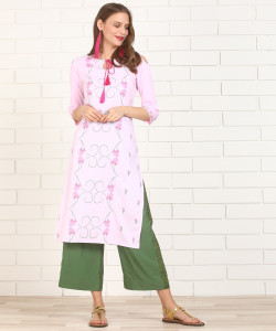 Anmi Printed Women Straight Kurta - Buy Anmi Printed Women Straight ...