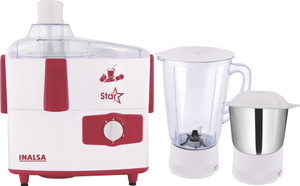 Inalsa STAR 2JAR 450 W Juicer Mixer Grinder Price in India - Buy Inalsa ...