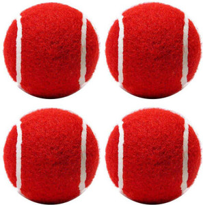 Ananya Sports Red Rubber Heavy Weight Cricket Tennis Ball - Buy Ananya ...
