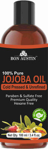 Bon Austin Premium Jojoba oil - Cold Pressed & Unrefined(100 ml ...