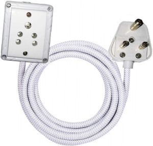 Tinax 6A 1 Sockets Power Extension with Wire Cloth Corded, Anchor ...