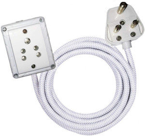 Engarc 6A 1 Sockets Power Extension with Wire Cloth Corded, Anchor ...