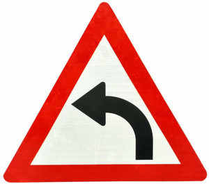 Ladwa Left Hand Curve Emergency Sign Price in India - Buy Ladwa Left ...