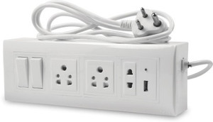 KOLORS ADD ON POWER EXTENSION BOX WITH SINGLE USB 3 Socket Extension ...