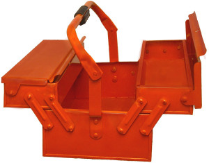 ship brand Orange 3Comp 3 Compartment Tools Box Tool Box with Tray ...