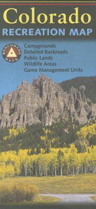 Colorado Recreation Map: Buy Colorado Recreation Map by Maps National ...