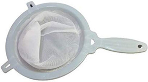 Bridge2Shopping Plastics Sieve,Milk Pani ki Chalni, 13 Inch Collapsible ...