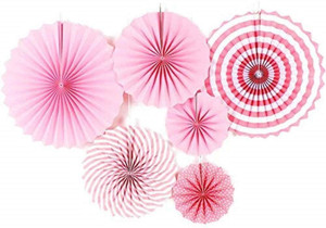Tingoking Pink Paper Fan Price in India - Buy Tingoking Pink Paper Fan ...