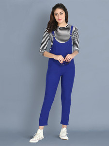 BuyNewTrend Women Blue Dungaree - Buy BuyNewTrend Women Blue Dungaree ...