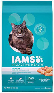 IAMS 16 lbs. , Indoor , Standard Packaging 7.27 kg Dry Adult Cat Food ...