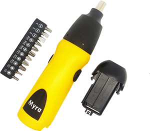 MYRA Mini Electric Screwdriver Battery Operated Cordless Screwdriver ...