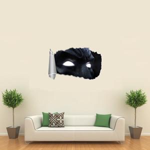 GADGETSWRAP 90 cm Wall-StickerGW-75555 Printed batman eyes Self ...