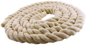 Tinax Tug of War OLYMPIC Cotton Rope White 5Meters - 40mm Thiknsess ...