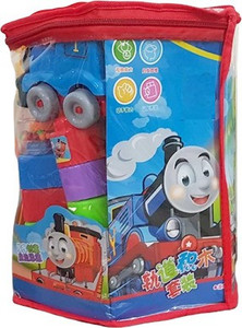 TEMSON Thomas & Friends Building Block Set with Engine & Tracks For ...