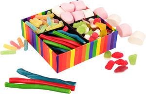 House Of Candy The Fizzy-Wizzy Black Box, Jelly Sweet Box w/ Fizzy ...