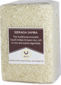Namma Nellu Traditional Rice - Seeraga Samba Raw Rice (Small Grain ...