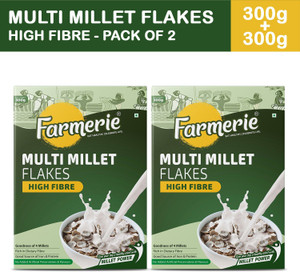 Farmerie Multi Millet High Fiber Flakes 600 gm Pack of 2 Box Price in ...
