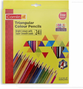 Flipkart.com | Camlin Triangular Triangular Shaped Color Pencils ...