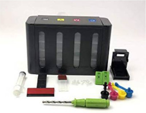 ARK PrintCare CISS Ink Tank Kit Universal For HP DeskJet 1402. 1410 ...
