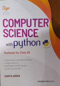 Computer Science With Python For Class 12 For ( 2020-2021) Examination ...