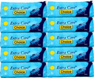 Extra Care Choice (Set of 10) Sanitary Pad | Buy Women Hygiene products ...