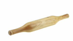 mPix Wooden Chapati Roti Rolling Pin Solid Wood Indian Tapered Belan ...